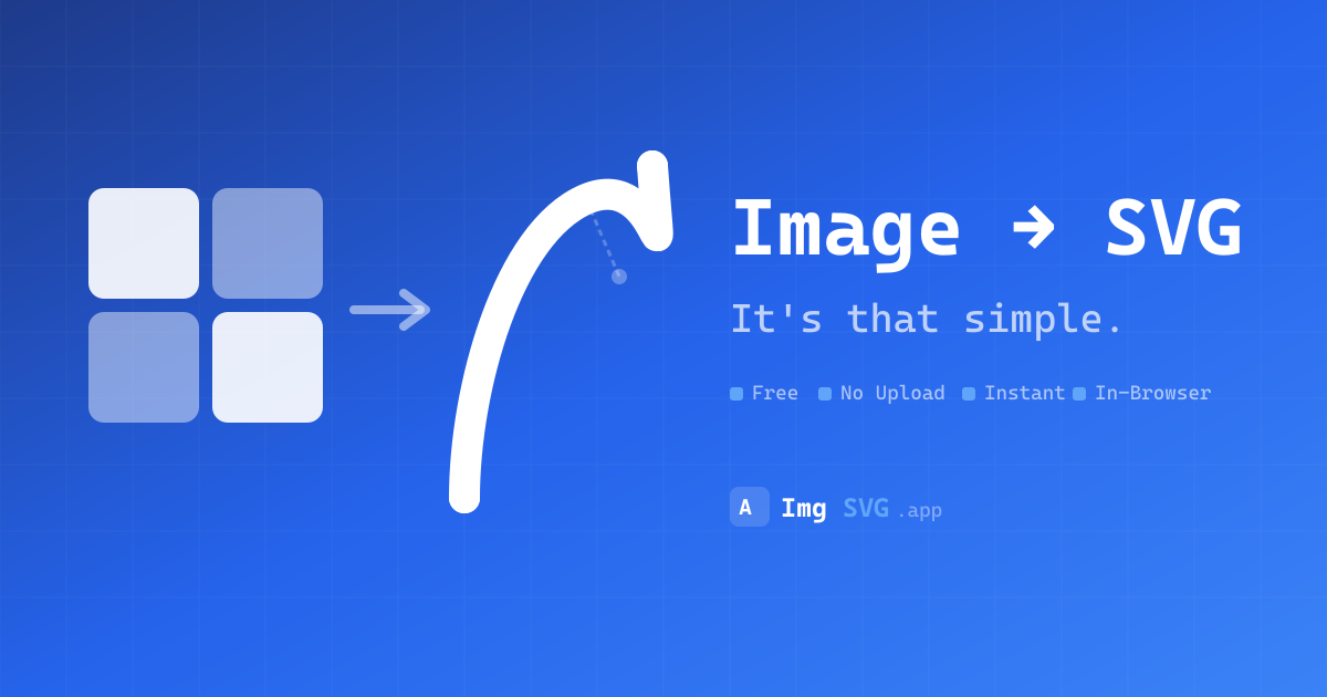 Free PNG to SVG Converter Online — Convert Image to SVG | ImgSVG.app
